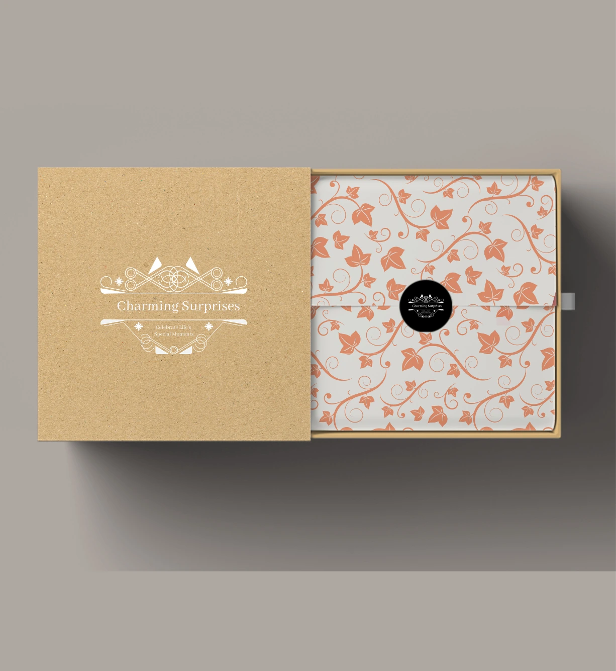 Premium Kraft Slider Gift Boxes| inkprint